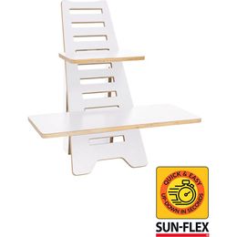 Laptophalter Sun-Flex Easydesk Rise, Holz, wei&szlig; kaiserkraft