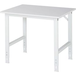 Rau Arbeitstisch ESD-Platte, H&ouml;he 800 - 850 mm, Gestellf&uuml;&szlig;e BxT 60 x 30 mm, BxT 1000 x 800 mm