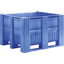 Palettenbox, Volumen 670 l, blau, ab 6 Stk kaiserkraft