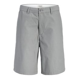 Jack & Jones Chinoshorts JACK & JONES "JPSTKARL DREW CHINO SHORTS MID", Herren, Gr. L, N-Gr, sedona sage, Web, Obermaterial: 100% Baumwolle, unifarben, regular fit kniefrei, Hosen Chinoshorts, mit Taschen
