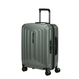 Hartschalen-Trolley Samsonite "2WANDER", Gr. B/H/T: 40cm x 55cm x 20cm 40 l, matt sage khaki, Polycarbonat, Koffer, aus robustem Polycarbonat, mit Adressetikett und Dehnfalte