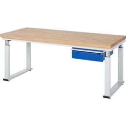 Rau Unterbau-Schubladencontainer, BxT 580 x 650 mm, f&uuml;r Tisch-Serie 600, Schubladenh&ouml;he 1 x 150 mm