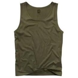 Tanktop BRANDIT "Brandit Herren Tank Top", Herren, Gr. XL, olive, 100% Baumwolle, unifarben, normal, Tops Tanktop
