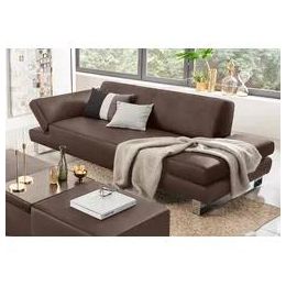 2-Sitzer W.Schillig "taboo Designsofa mit hohem Sitzkomfort", braun (chocolate s37), B:202cm H:76cm T:91cm, Flachgewebe S22 (100% Polyester);Stoff S37 (100% Polyester): Luxus-Microfaser in Lederoptik;Longlife Xtra-Leder Z59: Glattleder mit modischer Pr&auml;gung. Hautst&auml;rke 0, 9 - 1, 1 mm;Longlife Xtra-Leder Z69: Das feinnarbige, gedeckte Softleder Z69 besticht durch seine au&szlig;ergew&ouml;hnliche Weichheit im