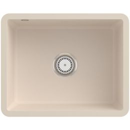 Villeroy & Boch Villeroy und Boch Unterbausp&uuml;le 331001FU mit Ablaufgarnitur und Handbet&auml;tigung, Ivory