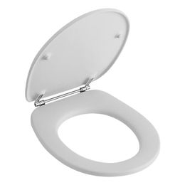 Villeroy & Boch Villeroy & Boch O.Novo WC-Sitz 88246101 wei&szlig; alpin, Scharnierwelle verchromt