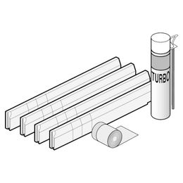 Villeroy & Boch Villeroy & Boch Installationsset U91411000 f&uuml;r Duschwanne, verchromt, 900 x 800 - 1000 x 1000