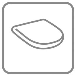Villeroy & Boch Villeroy und Boch O.novo Wand-WC-Sitz 8M43S101 wei&szlig;, mit Quick-Release/Soft-Closing, Scharniere Edelstahl