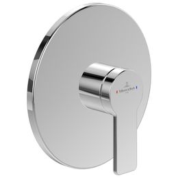 Villeroy & Boch Villeroy und Boch Architectura Fertigmontageset TVS10335200061 Unterputz-Einhebel-Armatur, Wandmontage, chrom