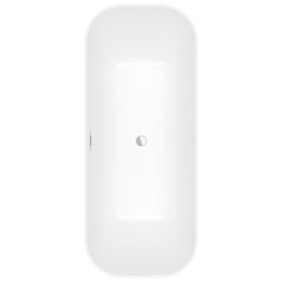 Villeroy & Boch Villeroy und Boch Finion Rechteck-Freistehwanne 177FIN7A1BCV1RW 170 x 70 cm, Design-Ring, Sch&uuml;rze Colour on Demand, stone white, chrom