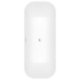 Villeroy & Boch Villeroy und Boch Finion Rechteck-Freistehwanne 177FIN7A1BCV4RW 170 x 70 cm, Sch&uuml;rze Colour on Demand, stone white, chrom