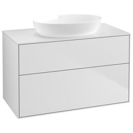 Villeroy & Boch Villeroy und Boch Finion Waschtischunterschrank GA0100MT 100x60,3cm, Emotion, Abdeckplatte white matt, White matt lacquer