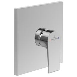 Villeroy & Boch Villeroy und Boch Liberty Fertigmontageset TVS10700400061 Unterputz-Einhebel-Duscharmatur, Wandmontage, chrom