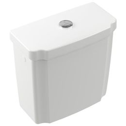 Villeroy & Boch Villeroy und Boch Hommage Sp&uuml;lkasten 772111R1 Innengarnitur verchromt, wei&szlig; C-plus, mit Duo-Spartaste