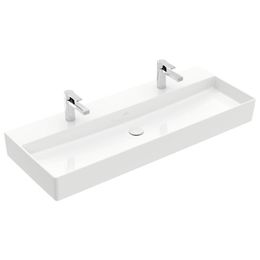 Villeroy & Boch Villeroy & Boch Memento 2.0 Waschtisch 4A22CGR1 120 x 47 cm, wei&szlig; alpin C-plus, mit Hahnloch, ohne &Uuml;berlauf