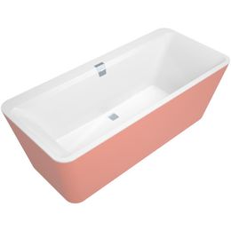 Villeroy & Boch Villeroy und Boch Squaro Edge 12 Oval-Badewanne Q180SQE7PDBCV01 180x80cm, wei&szlig;, mittig, freistehend, Sch&uuml;rze Colour on Demand