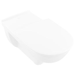 Villeroy & Boch Villeroy und Boch Vicare Universal Wand-WC-Combi-Pack 46018201 Tiefsp&uuml;ler, wandh&auml;ngend, Abgang waagerecht