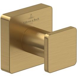 Villeroy & Boch Villeroy und Boch Elements Striking Handtuchhaken TVA15201100076 brushed gold, 45x45x44mm
