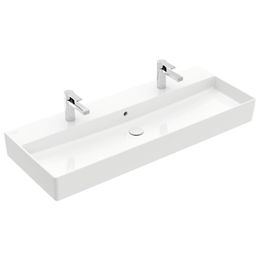 Villeroy & Boch Villeroy & Boch Memento 2.0 Waschtisch 4A22CK01 120 x 47 cm, wei&szlig; alpin, mit Hahnloch, mit &Uuml;berlauf