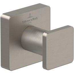 Villeroy & Boch Villeroy und Boch Elements Striking Handtuchhaken TVA15201100064 brushed nickel black, 45x45x44mm