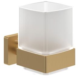 Villeroy & Boch Villeroy und Boch Elements Striking Glashalter TVA15201900076 99x100x123mm, Glas satiniert, brushed gold