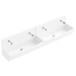 Villeroy & Boch Villeroy & Boch Reihenwaschanlage O.Novo 68200001 100 x 20,5 x 41,5 cm, weiss alpin