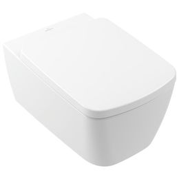 Villeroy & Boch Villeroy und Boch Subway 3.0 Wand-WC 4610T0R1 37x56cm, sp&uuml;lrandlos, wei&szlig; CeramicPlus