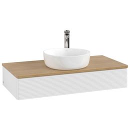 Villeroy & Boch Villeroy & Boch Antao Waschtischunterschrank 1000x190x500mm L09151GF mit Beleuchtung mit Struktur FK/AP: GF/1