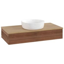 Villeroy & Boch Villeroy & Boch Antao Waschtischunterschrank 1000x190x500mm L09111HM mit Beleuchtung mit Struktur FK/AP: HM/1