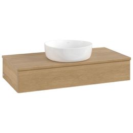 Villeroy & Boch Villeroy & Boch Antao Waschtischunterschrank 1000x190x500mm L09111HN mit Beleuchtung mit Struktur FK/AP: HN/1