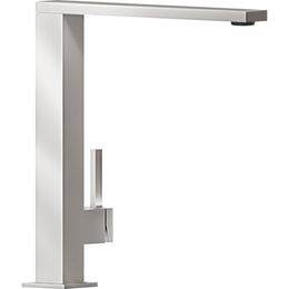 Villeroy & Boch Villeroy und Boch K&uuml;chenarmatur Finera Square 927100LC 10,5 l/min, schwenkbarer Strahlregler, Edelstahl massiv