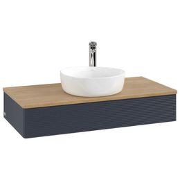 Villeroy & Boch Villeroy & Boch Antao Waschtischunterschrank 1000x190x500mm L09151HG mit Beleuchtung mit Struktur FK/AP: HG/1