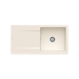 Villeroy & Boch Villeroy und Boch Siluet Fl&auml;chenb&uuml;ndige Sp&uuml;le 33362FKR mit Ablaufgarnitur und Excenterbet&auml;tigung, Crema