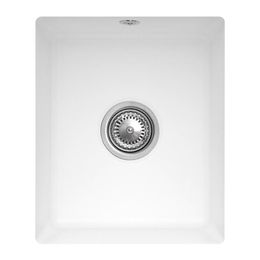 Villeroy & Boch Villeroy und Boch Unterbausp&uuml;le 332502RW mit Ablaufgarnitur und Excenterbet&auml;tigung, Stone White