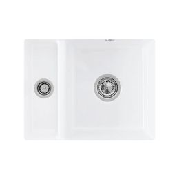 Villeroy & Boch Villeroy und Boch Unterbausp&uuml;le 675802KG mit Ablaufgarnitur und Excenterbet&auml;tigung, Snow White