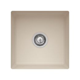 Villeroy & Boch Villeroy und Boch Unterbausp&uuml;le 332502AM mit Ablaufgarnitur und Exzenterbet&auml;tigung, Almond