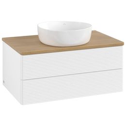Villeroy & Boch Villeroy & Boch Antao Waschtischunterschrank 800x360x500mm L19111MT mit Beleuchtung mit Struktur FK/AP: MT/1