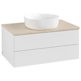 Villeroy & Boch Villeroy & Boch Antao Waschtischunterschrank 800x360x500mm L19113GF mit Beleuchtung mit Struktur FK/AP: GF/3
