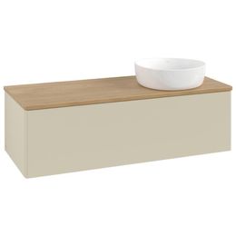 Villeroy & Boch Villeroy und Boch Antao Waschtisch-Unterschrank K34011HJ 120x36x50cm, Waschbeckenplattenfarbe honey oak, silk grey matt lacquer