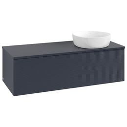 Villeroy & Boch Villeroy und Boch Antao Waschtisch-Unterschrank K34110HG 120x36x50cm, Waschbeckenplattenfarbe Lack, midnight blue matt lacquer