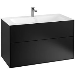 Villeroy & Boch Villeroy & Boch Finion Unterschrank F02000PD 99,6x59,1x49,8cm, Black matt lacquer