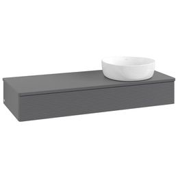 Villeroy & Boch Villeroy & Boch Antao Waschtischunterschrank 1200x190x500mm L12150GK mit Beleuchtung mit Struktur FK/AP: GK/0