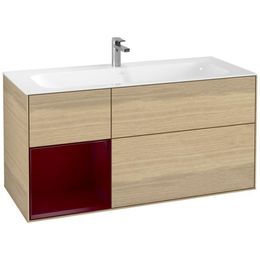 Villeroy & Boch Villeroy und Boch Finion Waschtischunterschrank G060HBPC 119,6x59,1cm, Emotion, Regal links Peony, Oak Veneer