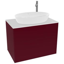 Villeroy & Boch Villeroy und Boch Finion Waschtischunterschrank G87100HB 80x60,3cm, Emotion, Abdeckplatte white matt, Peony Matt