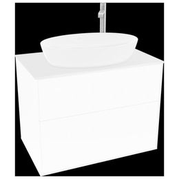 Villeroy & Boch Villeroy und Boch Finion Waschtischunterschrank F87100MT 80x60,3cm, Abdeckplatte white matt, White matt lacquer