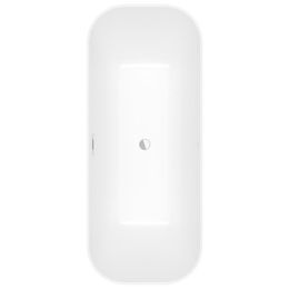 Villeroy & Boch Villeroy und Boch Finion Rechteck-Freistehwanne 177FIN7A1BCV2RW 170 x 70 cm, Design-Ring, Sch&uuml;rze Colour on Demand, stone white, chrom