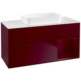 Villeroy & Boch Villeroy und Boch Finion Waschtischunterschrank F711HBHB 120x60,3x50,1cm, Regal rechts Peony, Peony Matt