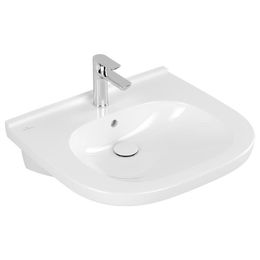 Villeroy & Boch Villeroy & Boch ViCare Waschtisch 41196001 weiss, 60 x 55 cm, mit Hahnloch und &Uuml;berlauf