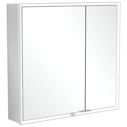 Villeroy & Boch Villeroy und Boch My View Now Spiegelschrank A4588000 80 x 75 x 16,8 cm, LED-Beleuchtung, 2 T&uuml;ren, mit Ein-/Ausschalter