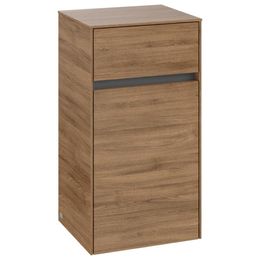 Villeroy & Boch Villeroy und Boch Collaro Seitenschrank C03201RH 40,4x74,8x34,9cm, Anschlag rechts, Kansas Oak